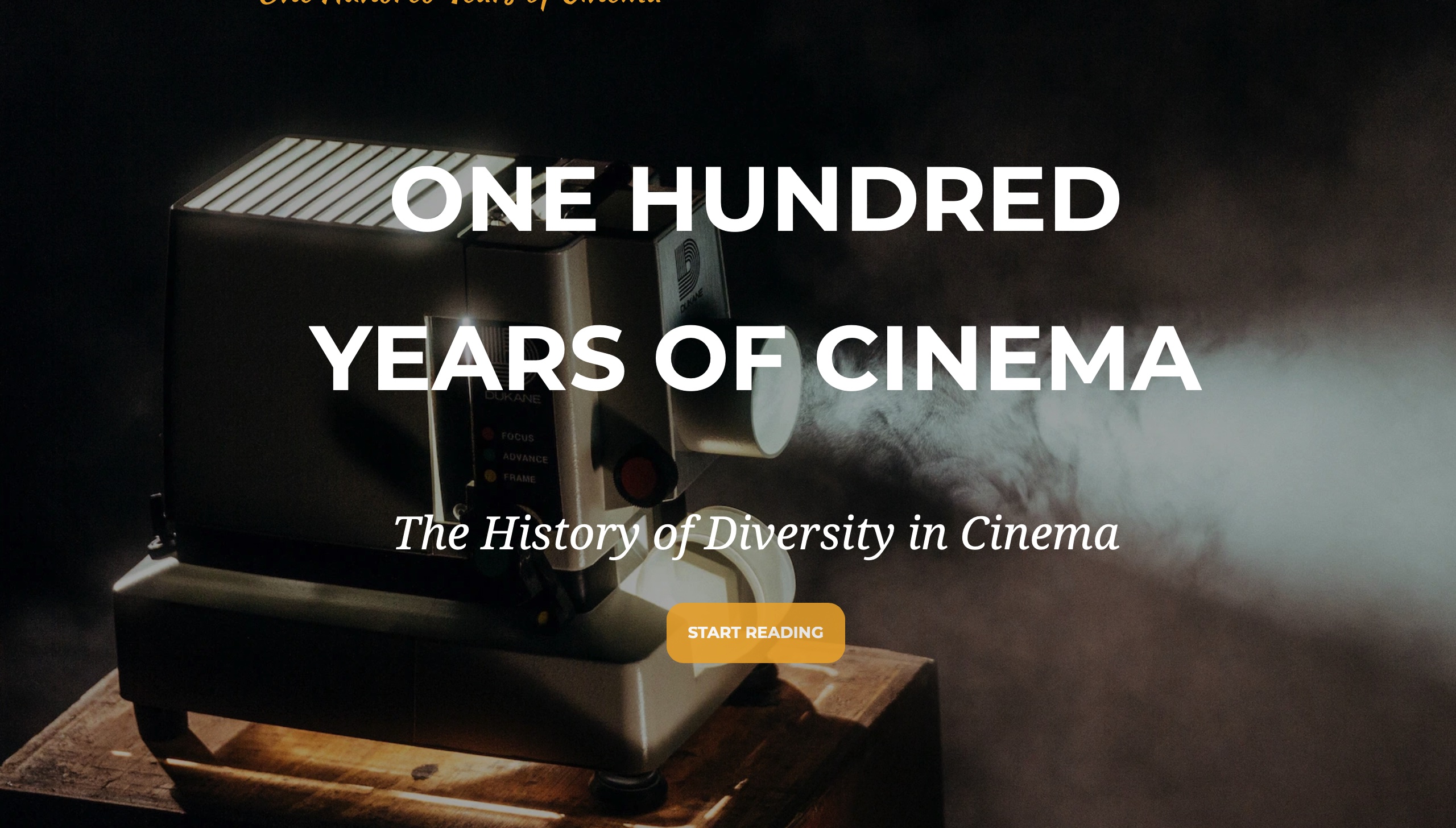 One Hundred Years of Cinema | Chengkun Li